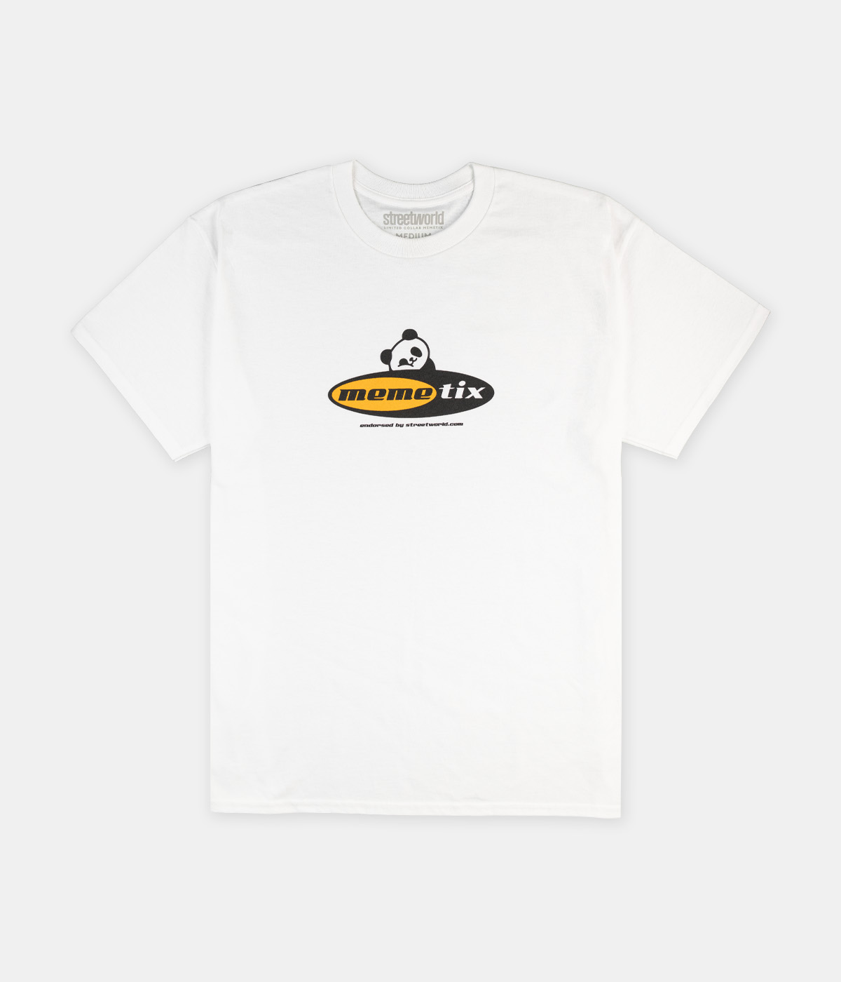 Streetworld Memetix Panda T-shirt White