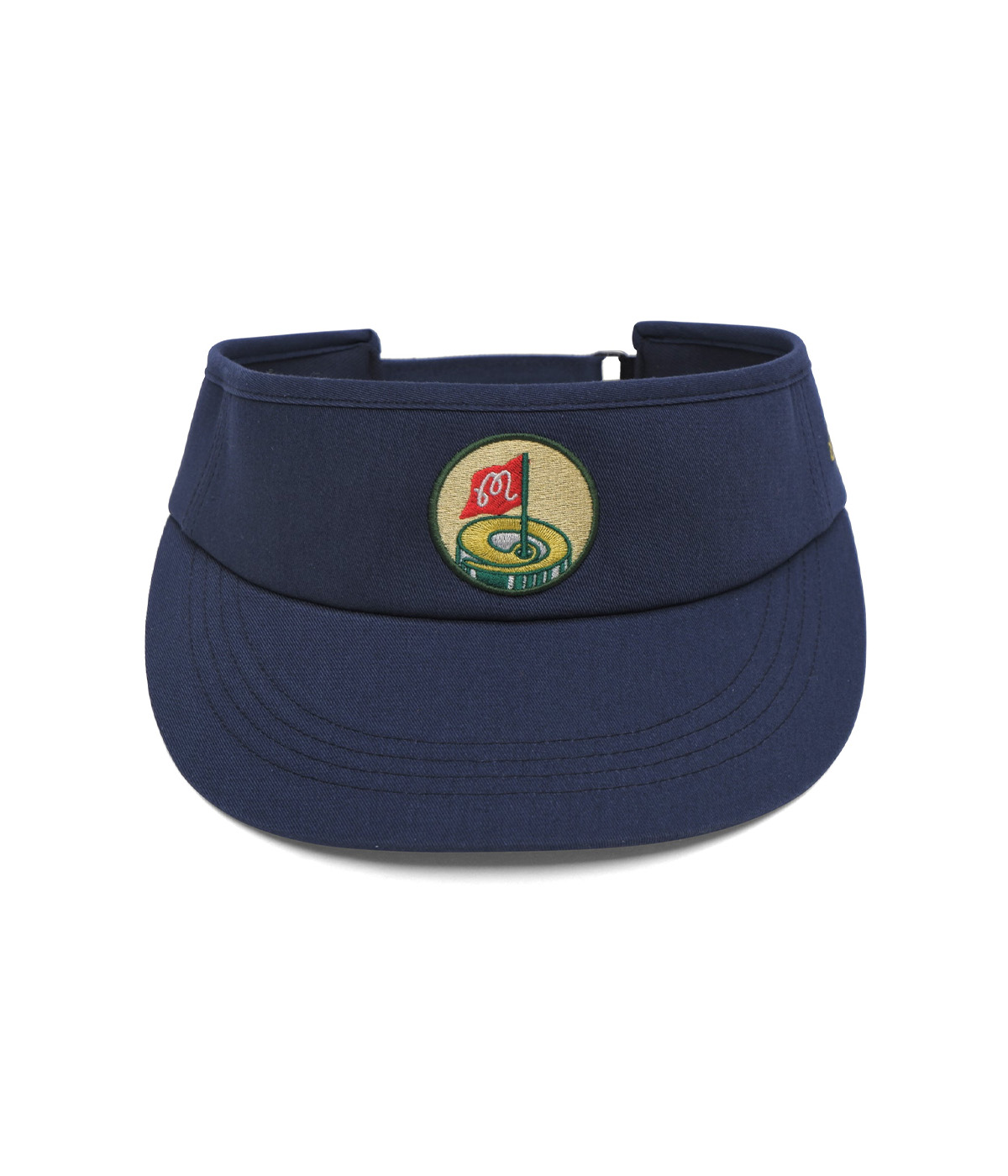 Malbon Golf Visor Pin High Navy