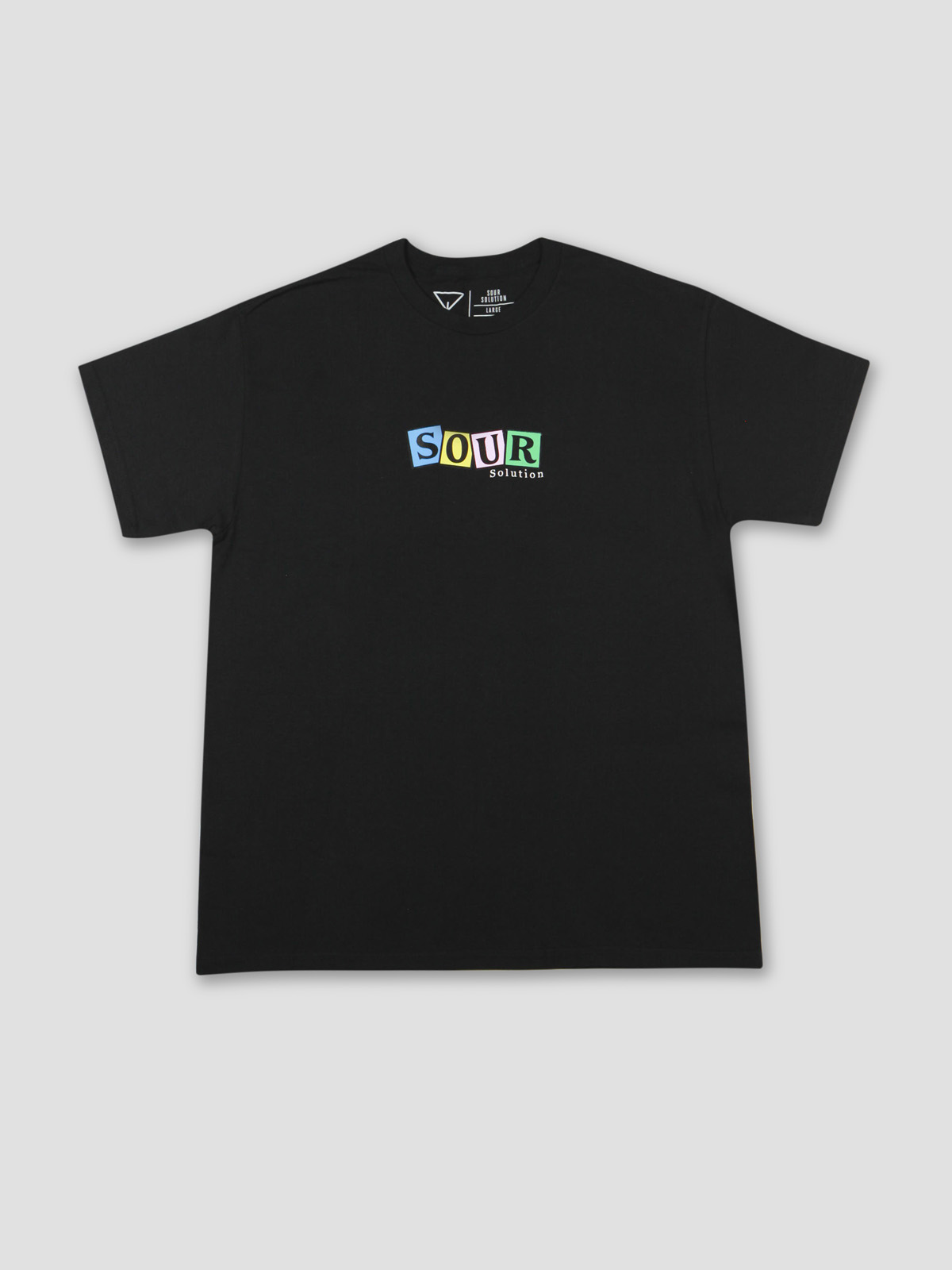 Sour Solution Block T-Shirt Black