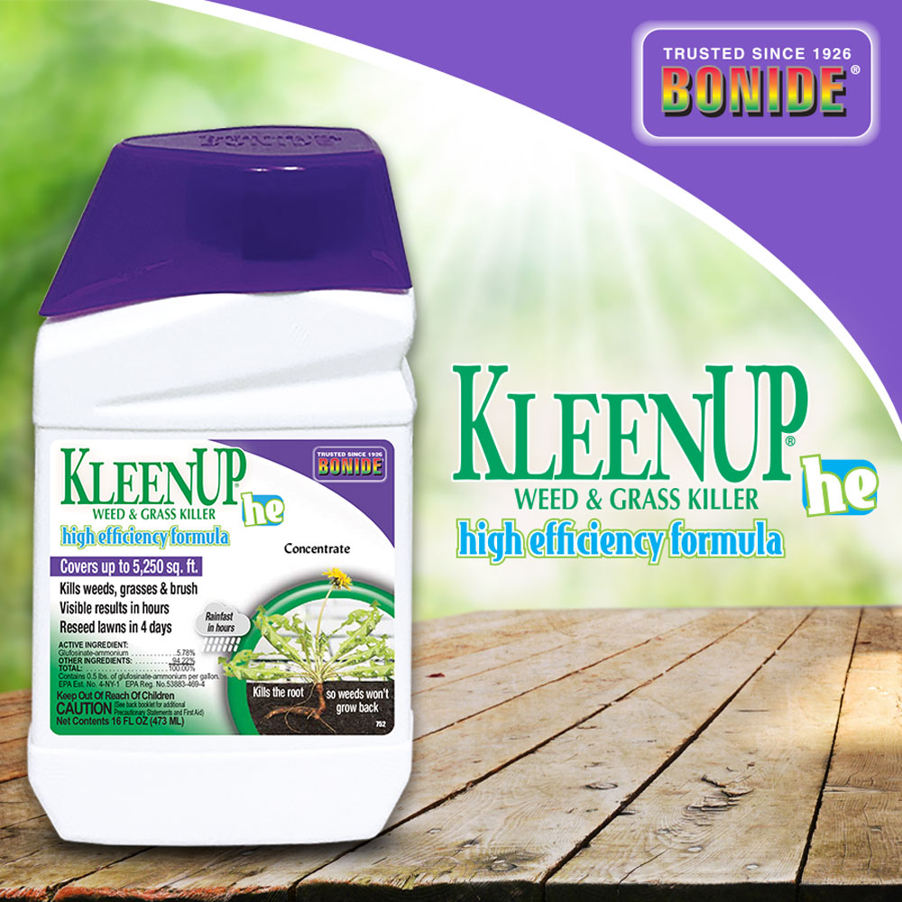 KleenUp® "HE" High Efficiency Weed & Grass Killer Conc - Bonide