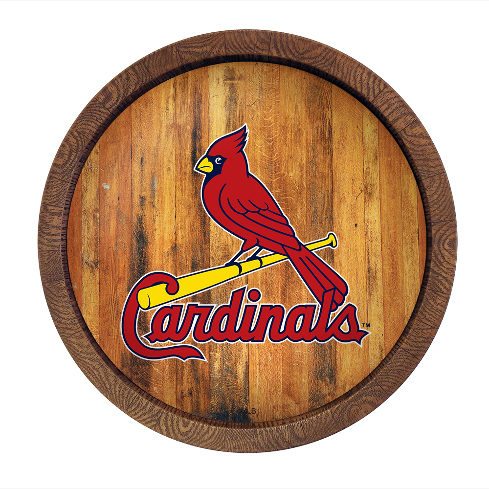 St. Louis Cardinals: "Faux" Barrel Top Sign