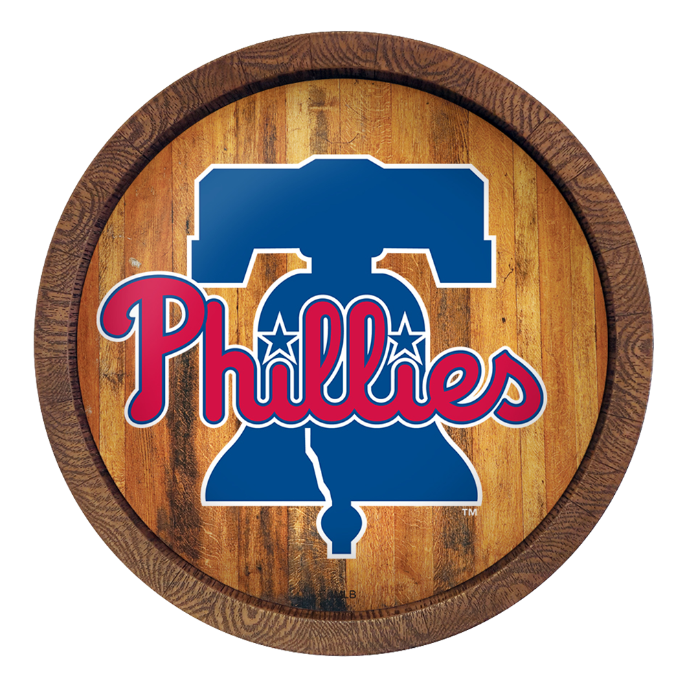 Philadelphia Phillies "Faux" Barrel Top Sign