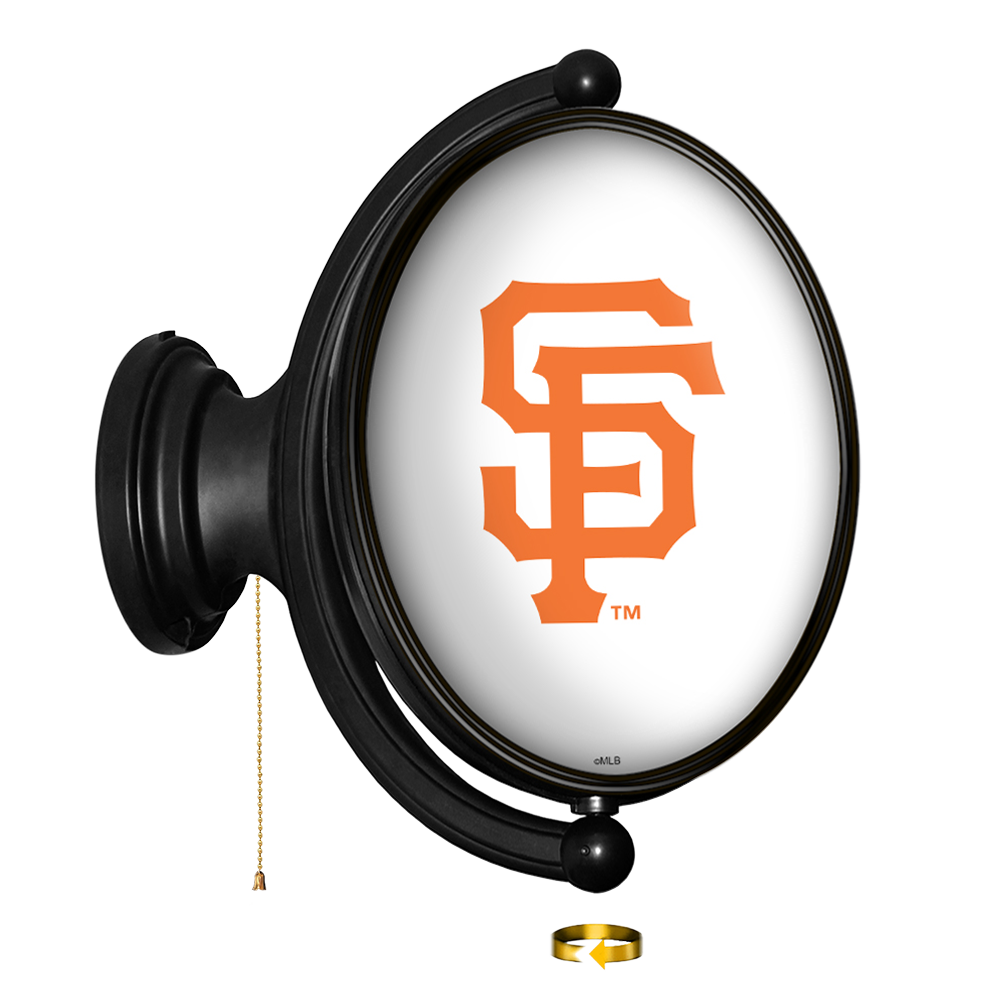 San Francisco Giants Original Oval Rotating Lighted Wall Sign