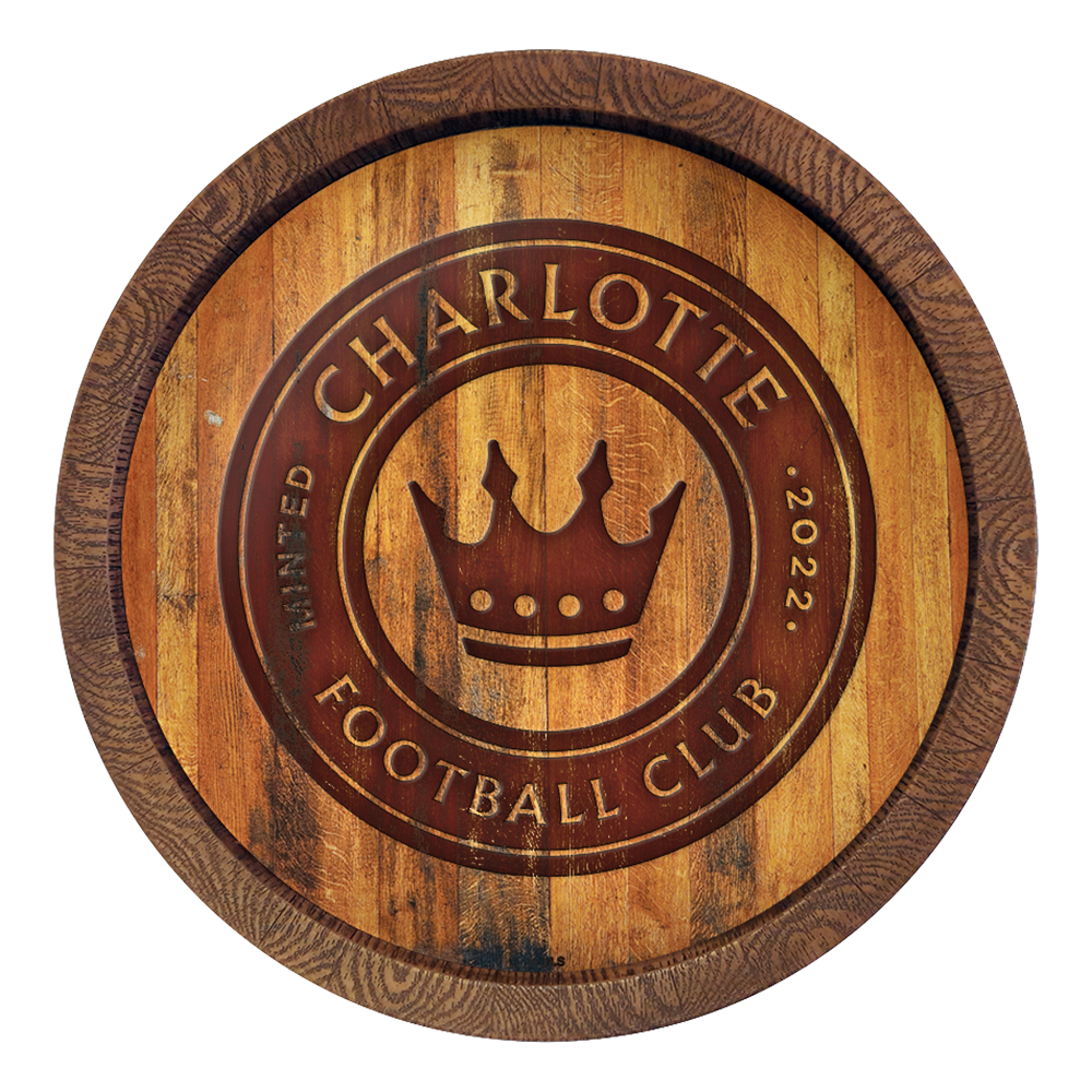 Charlotte FC: Branded "Faux" Barrel Top Sign