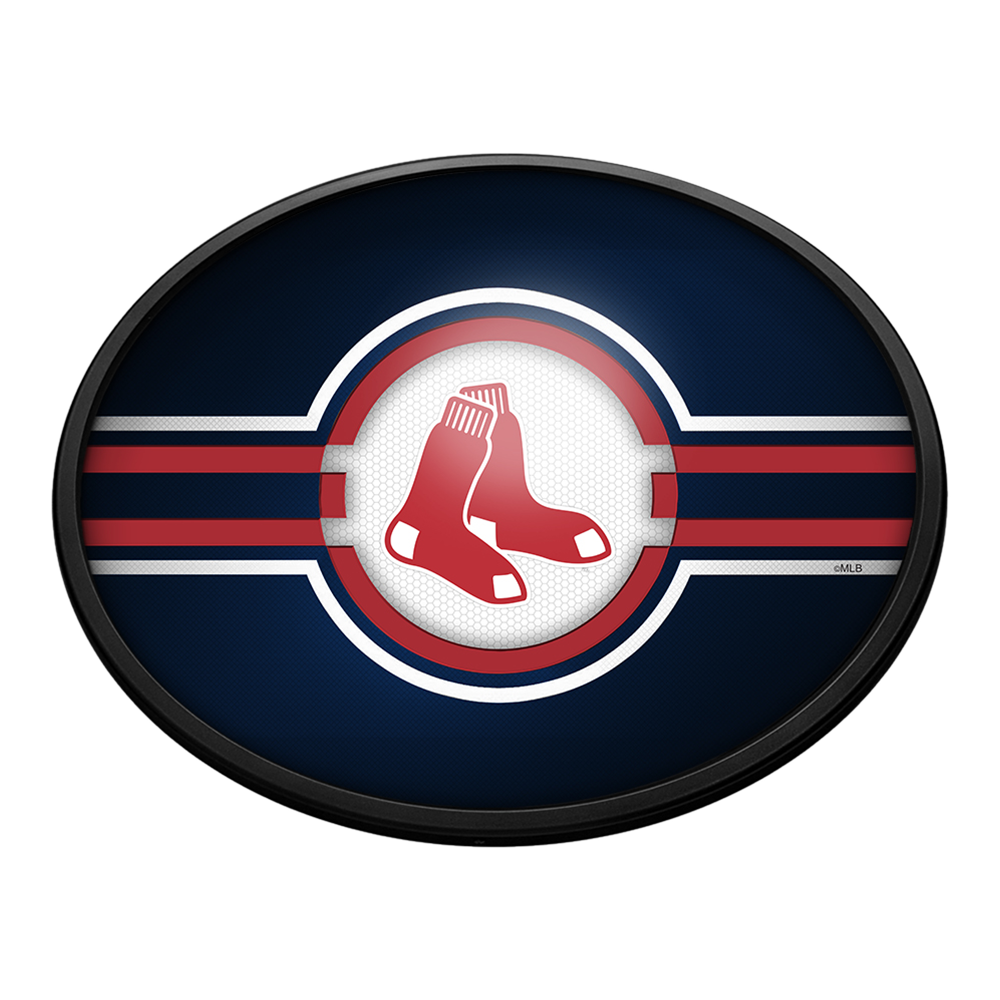 Boston Red Sox Oval Slimline Lighted Wall Sign