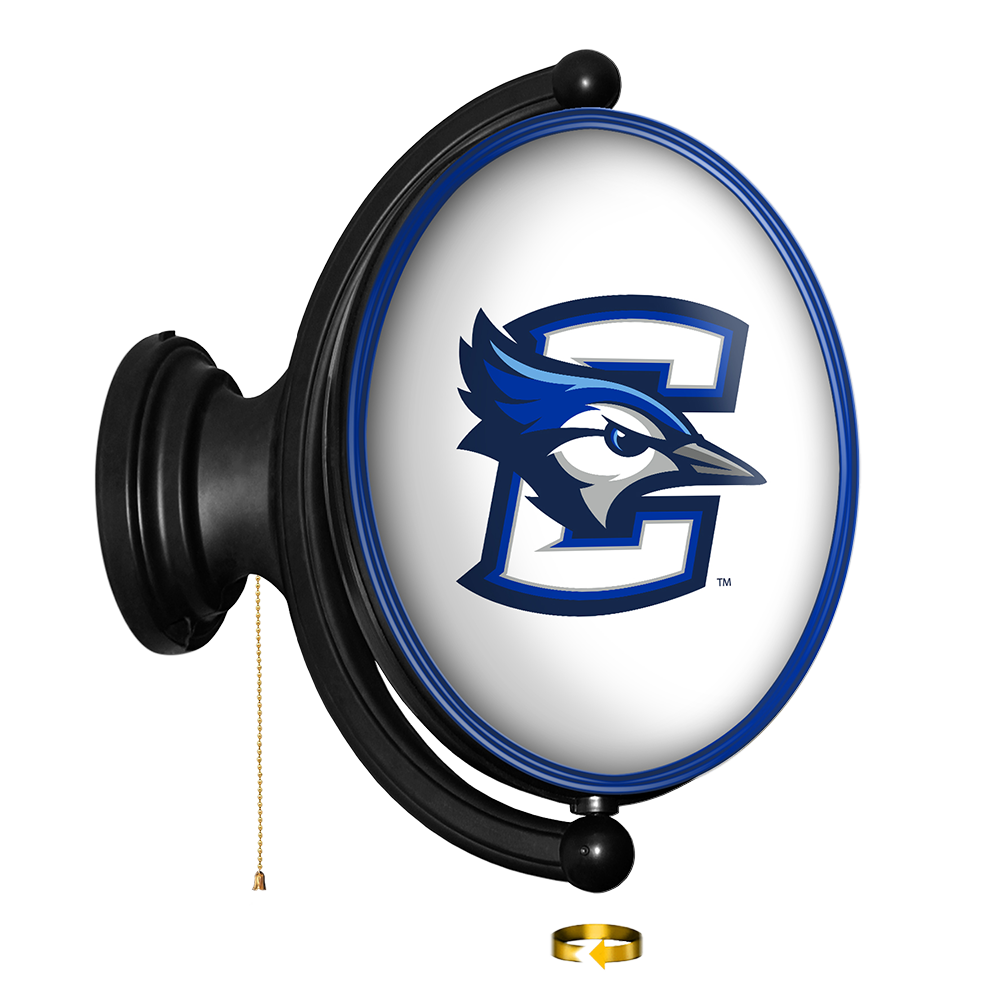 Creighton Bluejays Original Oval Rotating Lighted Wall Sign