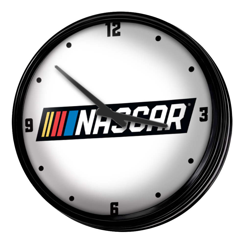 NASCAR Retro Lighted Wall Clock