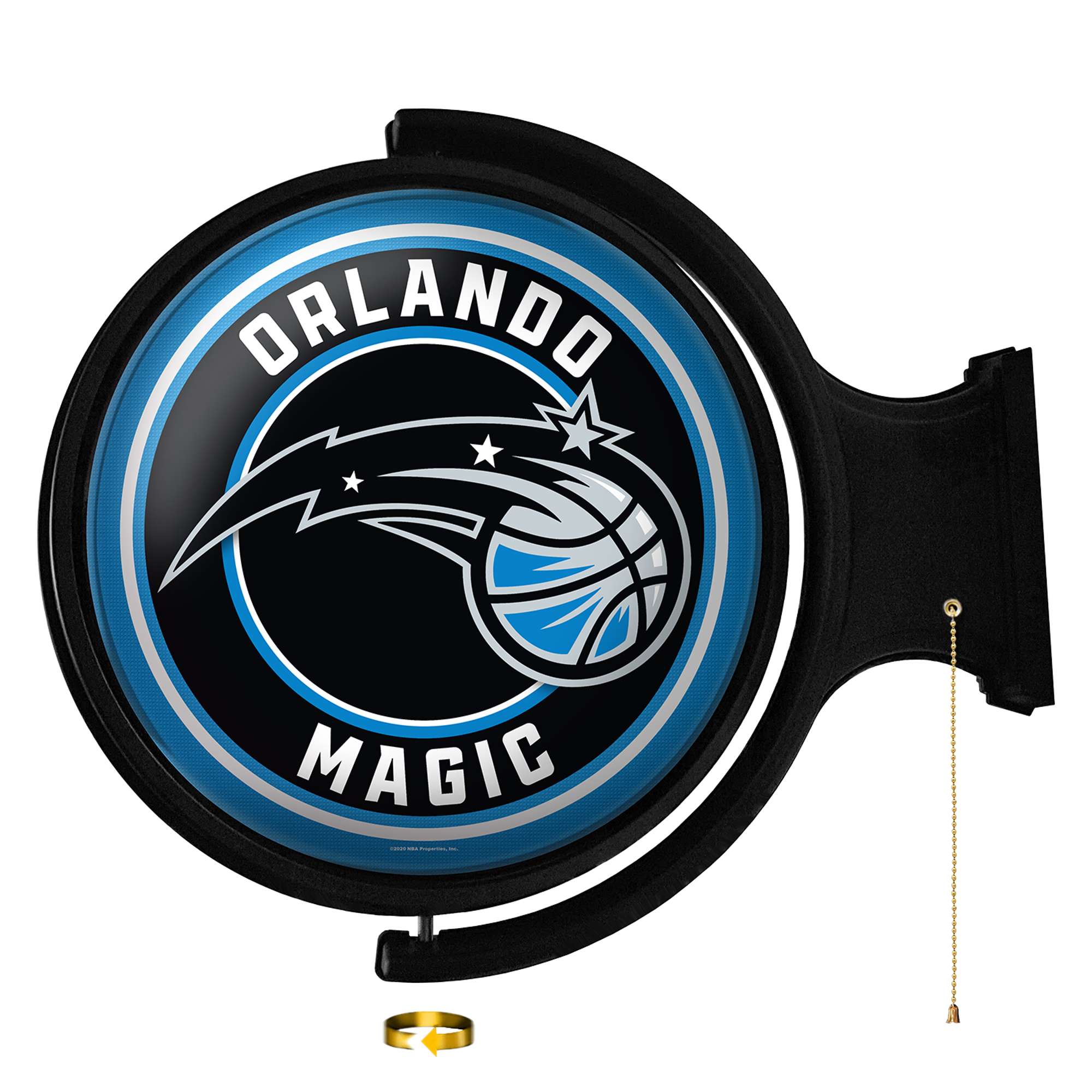 Orlando Magic Original Round Rotating Lighted Wall Sign