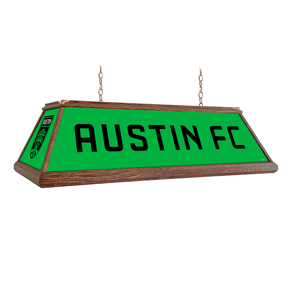 Austin F.C. Premium Wood Pool Table Light
