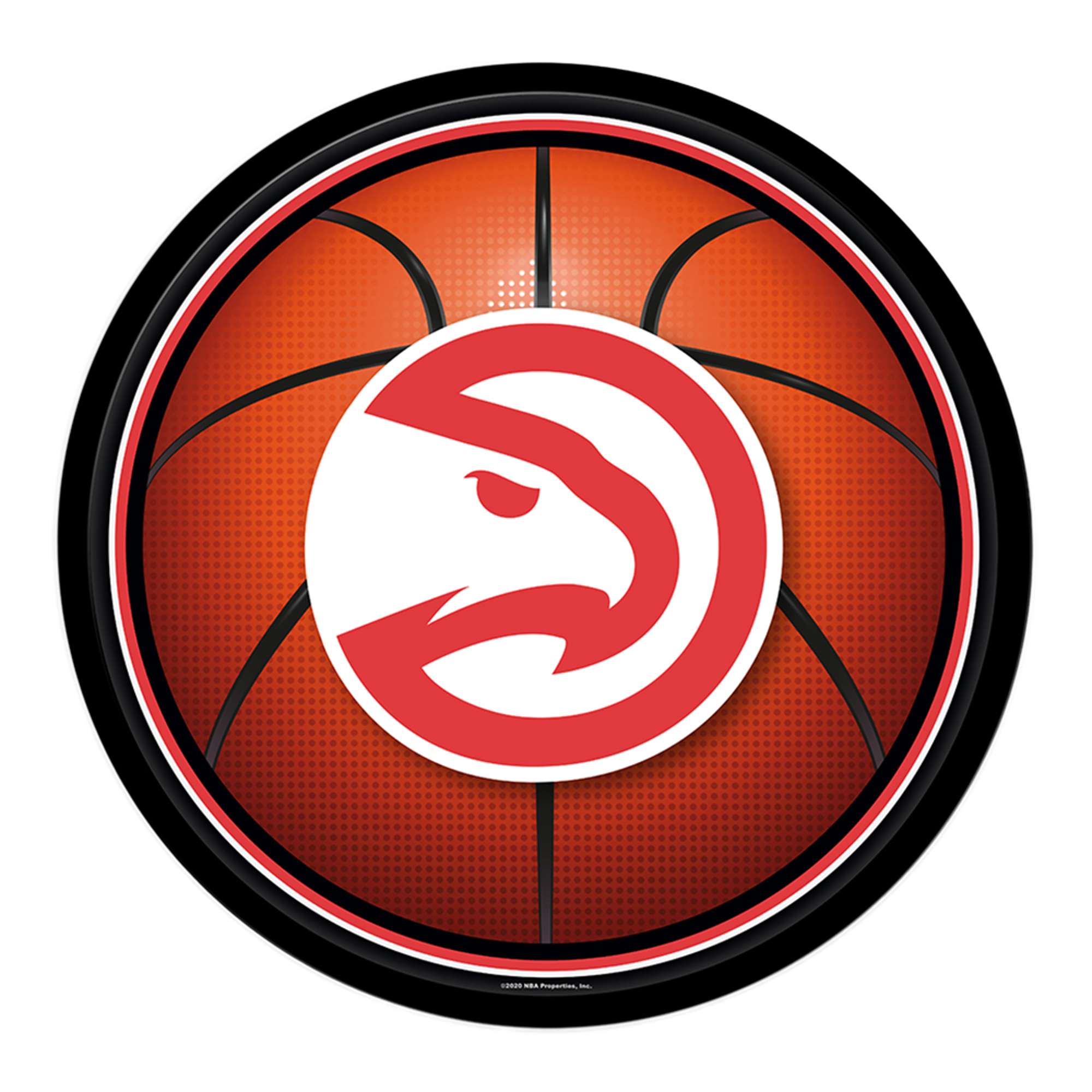 Atlanta Hawks: Basketball - Modern Disc Wall Sign