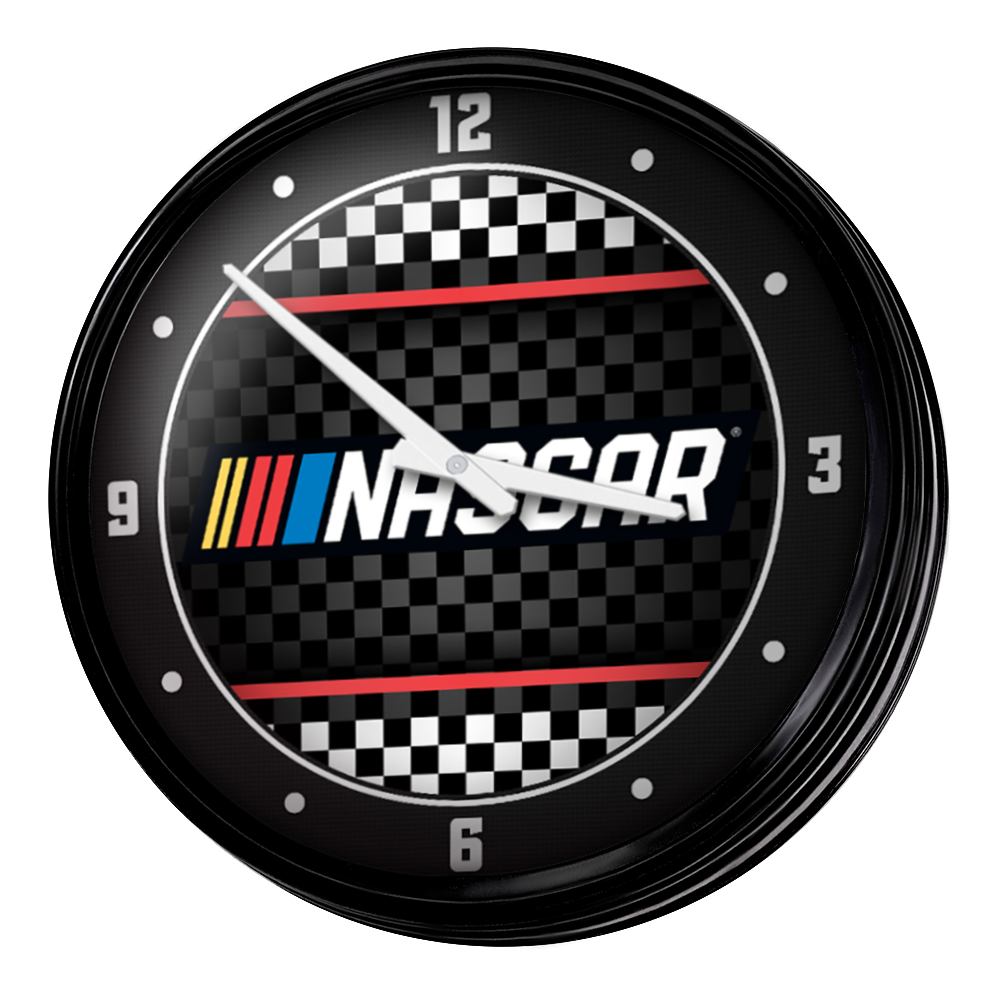 NASCAR Retro Lighted Wall Clock