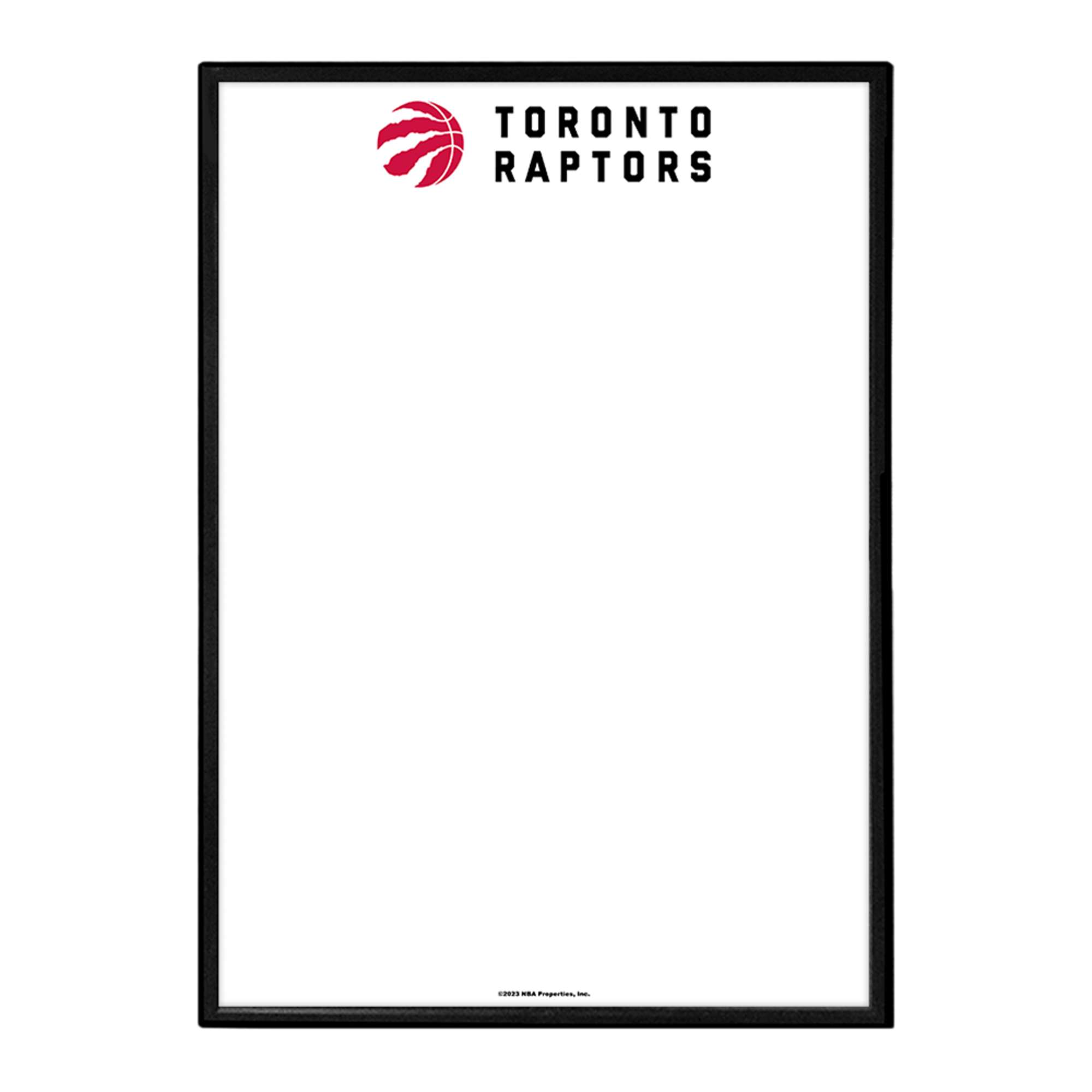 Toronto Raptors Framed Dry Erase Wall Sign