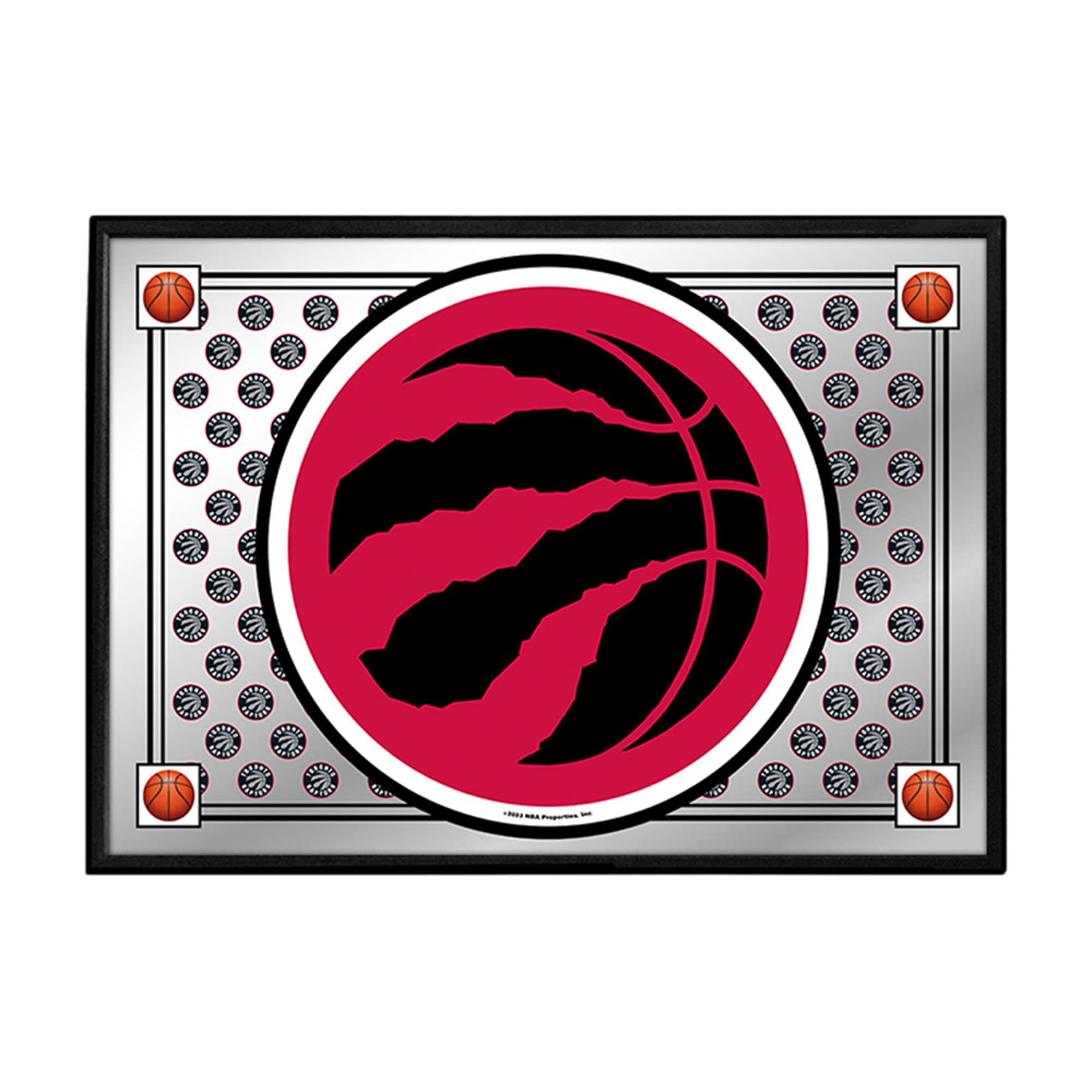 Toronto Raptors Team Spirit - Framed Mirrored Wall Sign