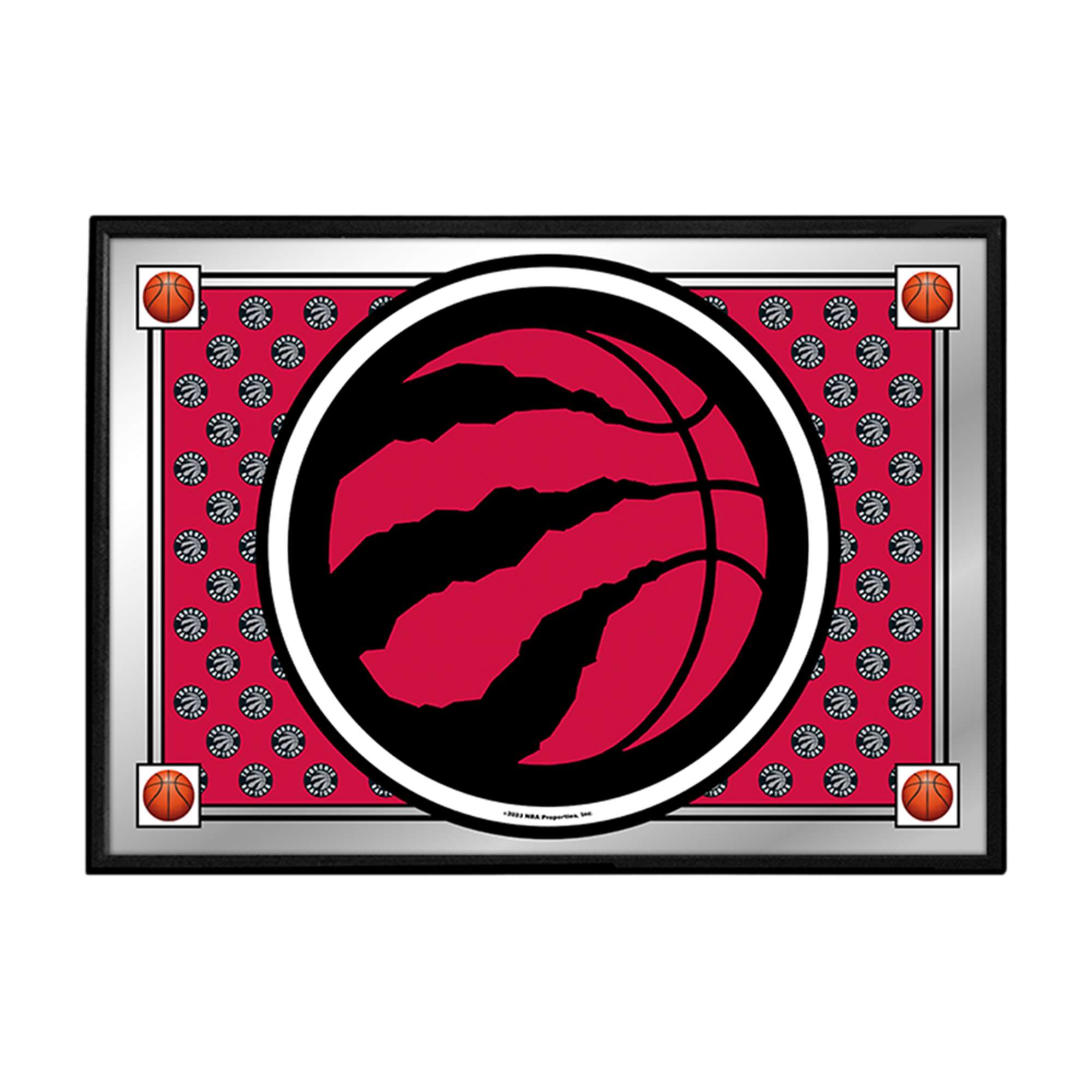 Toronto Raptors Team Spirit - Framed Mirrored Wall Sign
