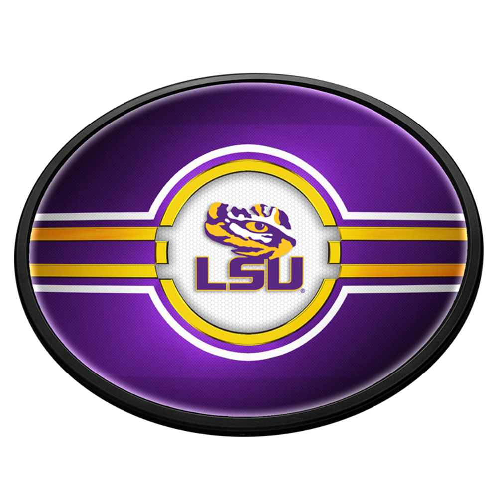 LSU Tigers Oval Slimline Lighted Wall Sign