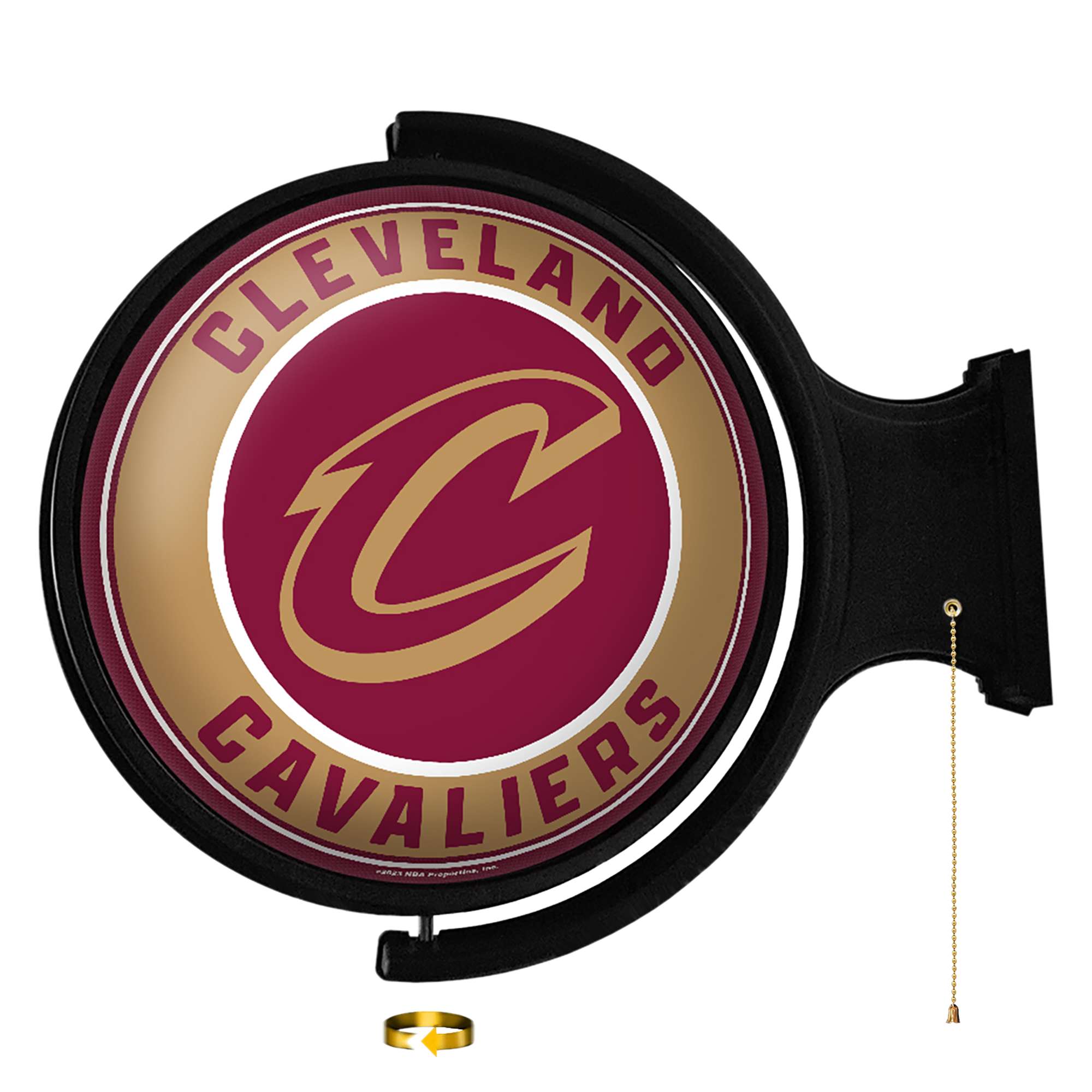 Cleveland Cavaliers: Original Round Rotating Lighted Wall Sign