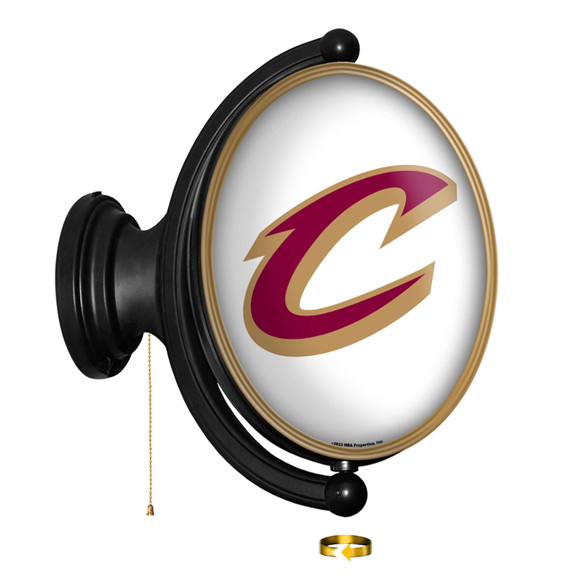 Cleveland Cavaliers: Original Oval Rotating Lighted Wall Sign