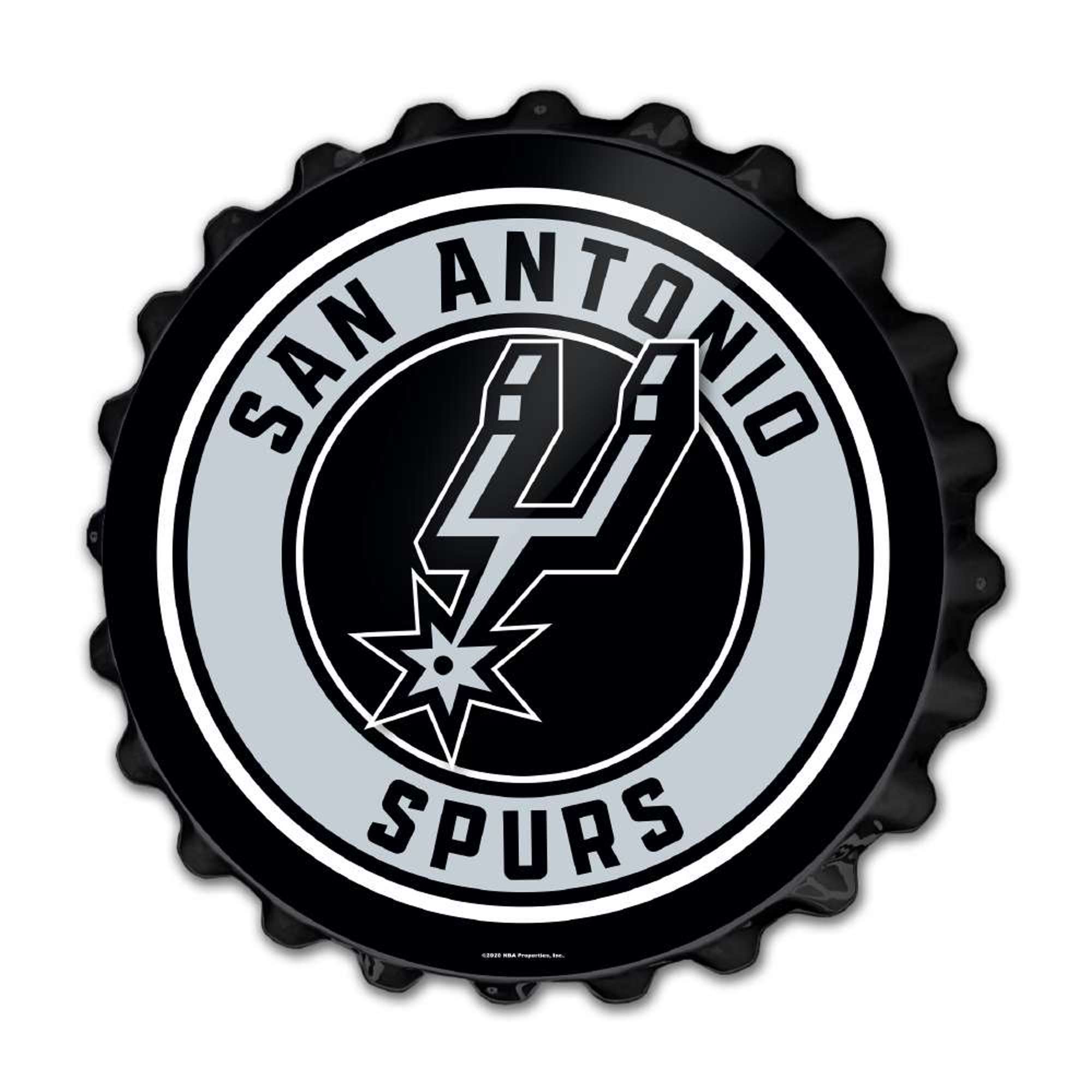 San Antonio Spurs Bottle Cap Wall Sign