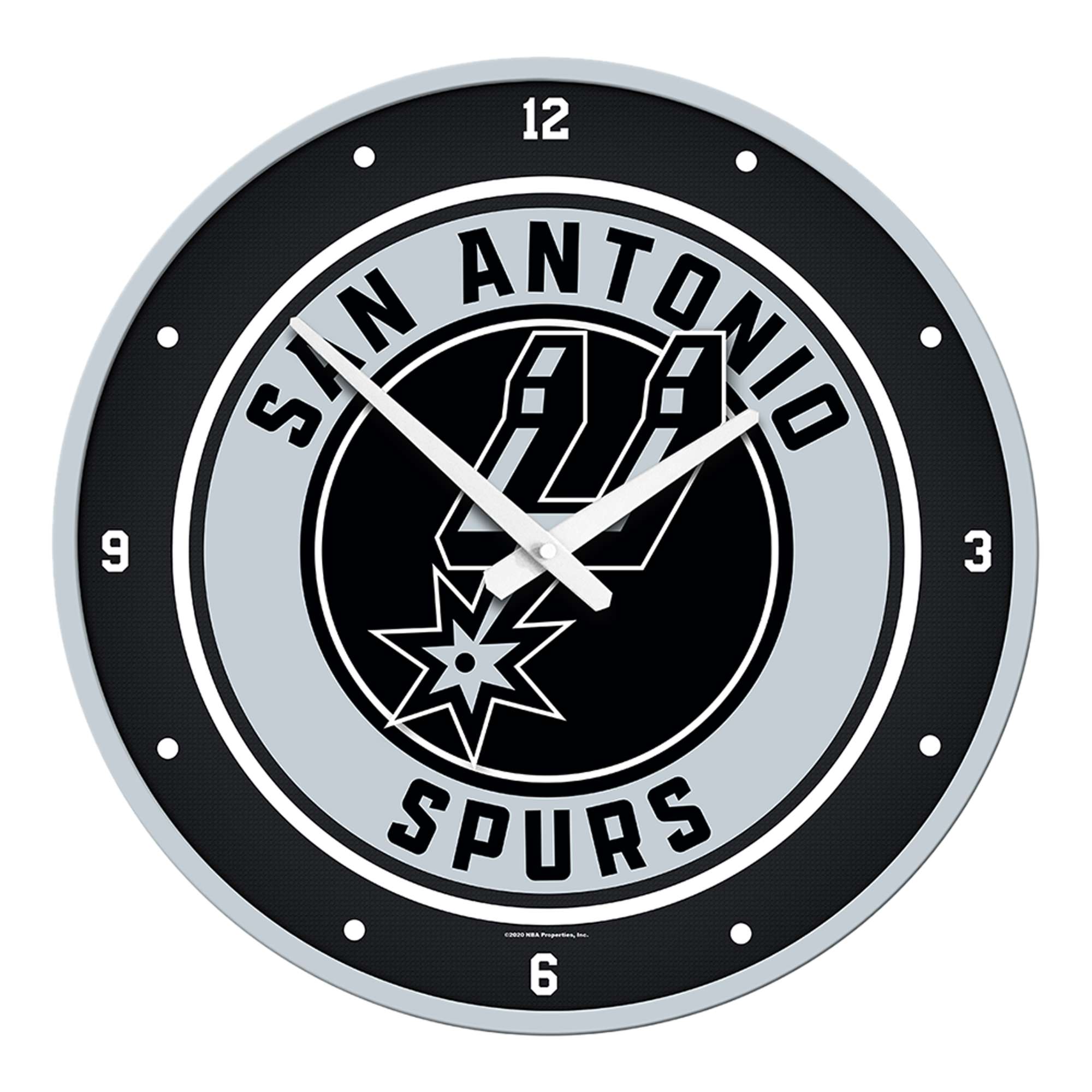 San Antonio Spurs Modern Disc Wall Clock