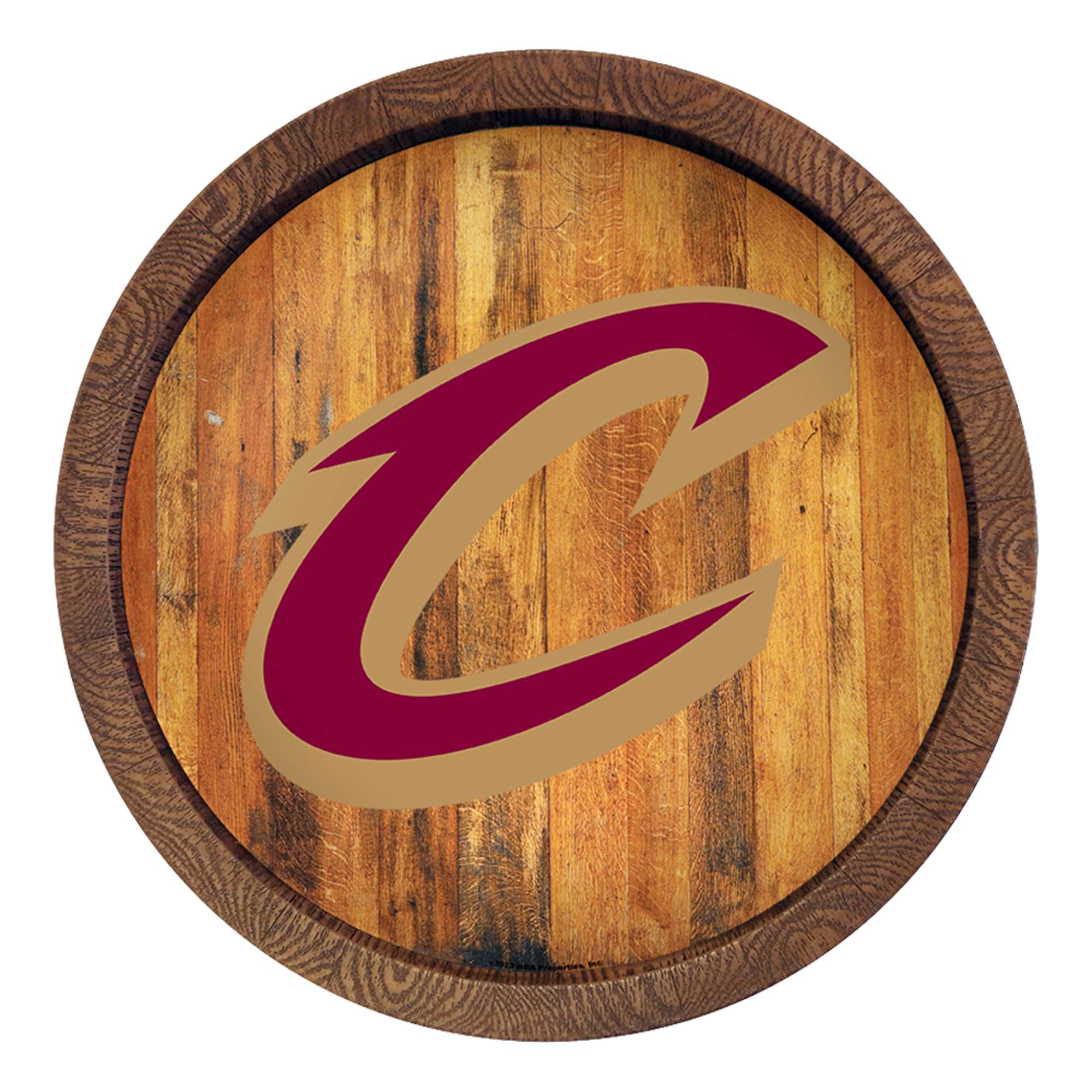 Cleveland Cavaliers "Faux" Barrel Top Sign