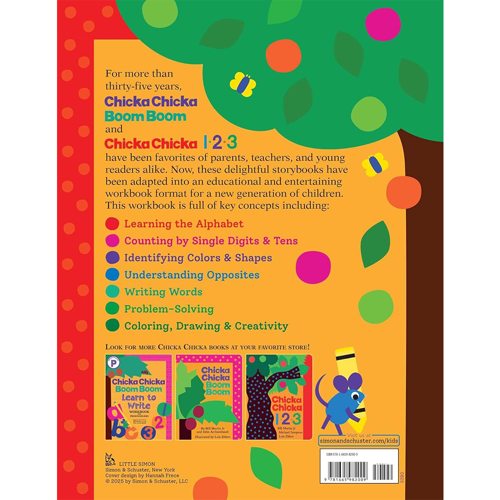 Chicka Chicka Boom Boom Kindergarten Workbook - MARTIN, BILL, JR ...