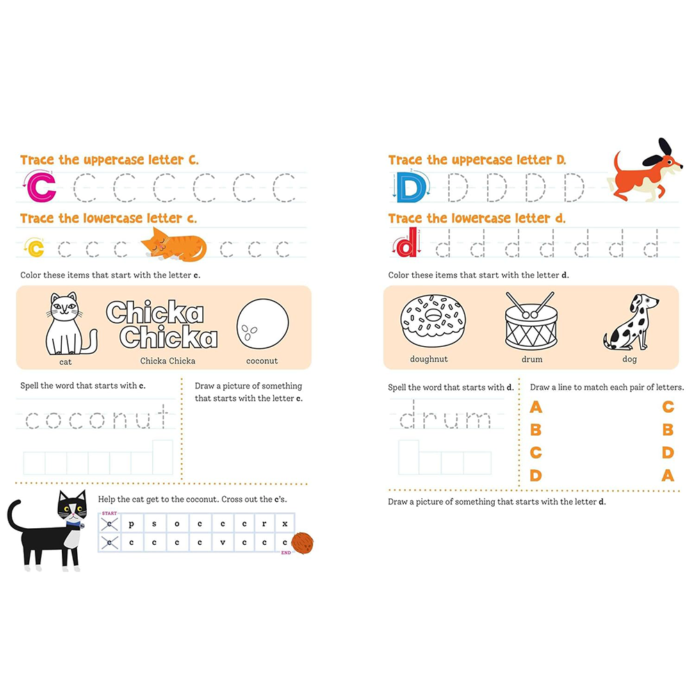 Chicka Chicka Boom Boom Kindergarten Workbook - MARTIN, BILL, JR ...