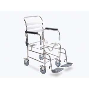 Juvo Attendant Propelled Shower Commode - Height Adjustable